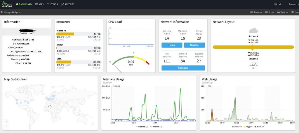 Running Untangle on APU boards