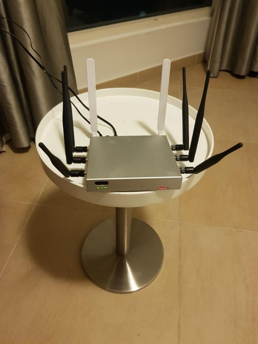 OpenWRT based travel router on APU2D4