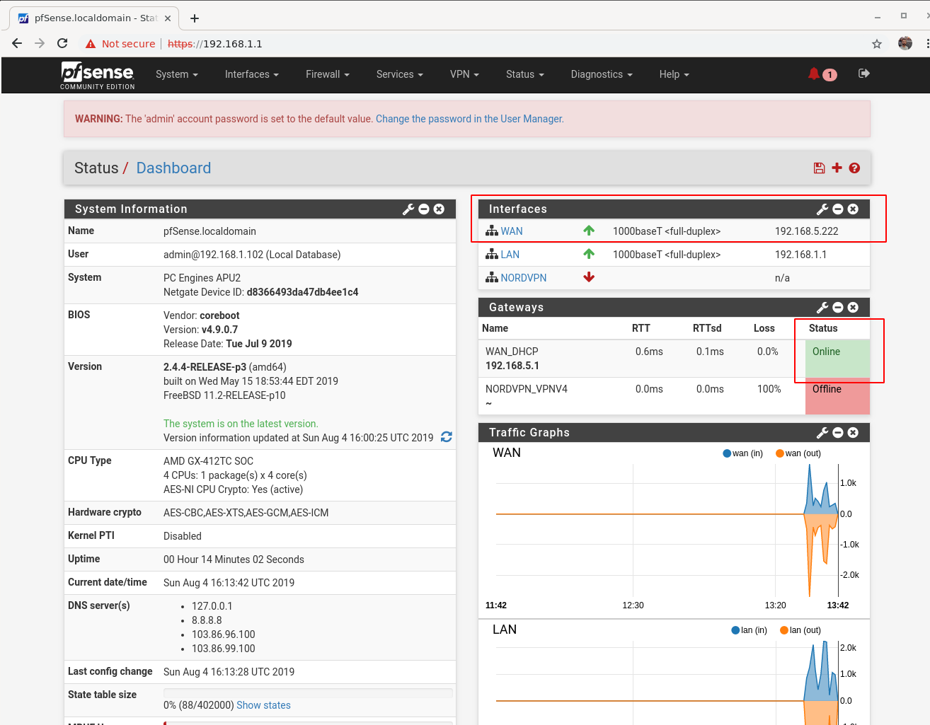 Connecting your new pfSense router to the network