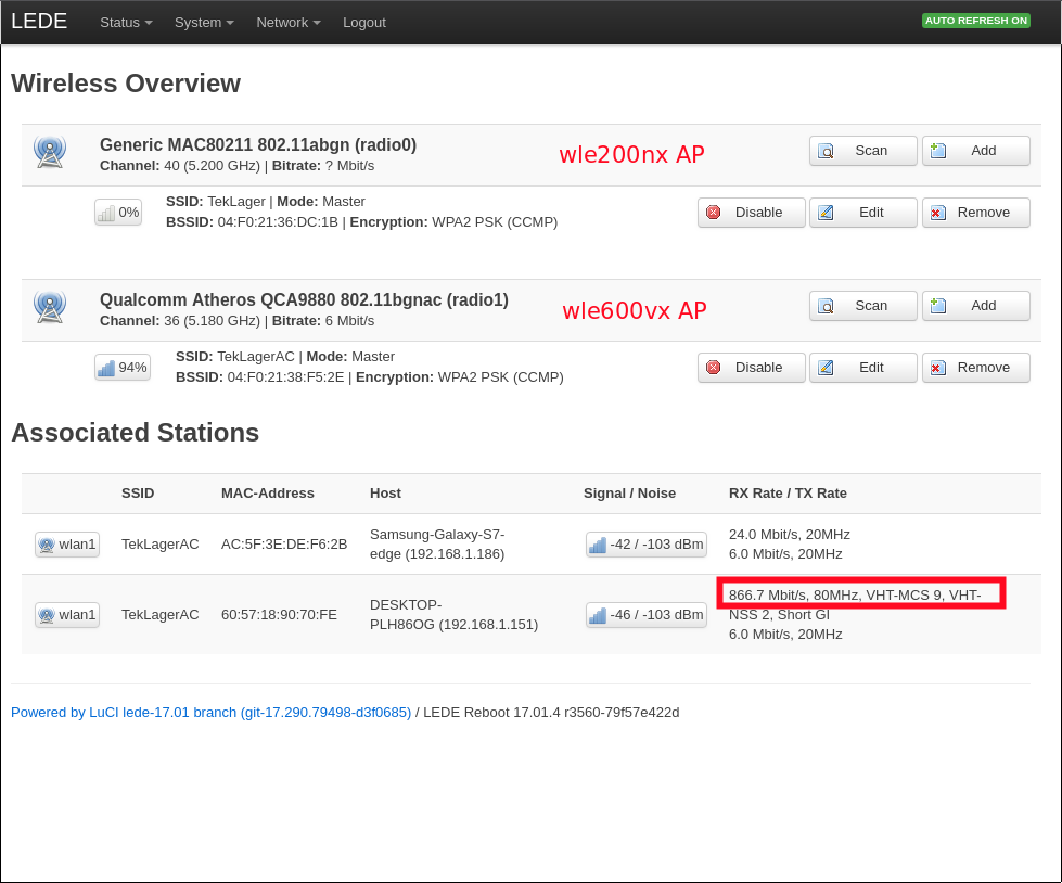 What operating system to use for Access Point